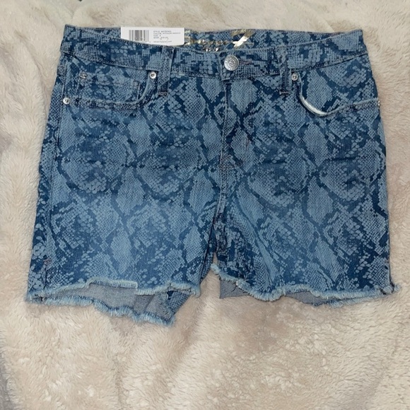 Seven7 | Shorts | Nwt Seven 7 Python Indogo Weekend Shorts | Poshmark